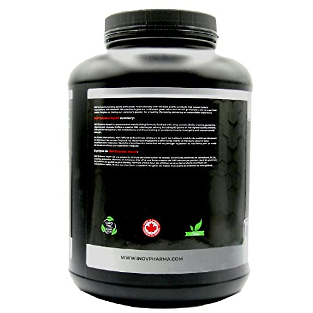 Extreme Mass Vanilla10 lbs (4.54 kg) from Sunshine BioPharma, Mass Gainer Protein Mix Giving The high Calorie, whey, BCAA, creatine, glutamine, Vitamins, Minerals. Improved Formulation, Less Sugar