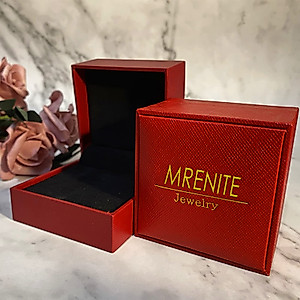 MRENITE Solid 10K/14K/18K Rose Gold 0.42 ct. t.w. Lab-grown Diamond Eternity Band for Women Round Diamonds Stackable Rings for Wedding Anniversary Engagement (D-F color, SI clarity)