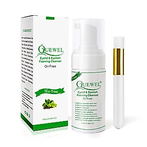 Lash Shampoo 100ml Tea Tree Eyelash Extension Cleanser Lash Foaming Cleanser For Lash Extensions With Lash Shampoo Brush Paraben & Sulfate Free Eyelash Shampoo For Lash Extensions Salon & Self Use
