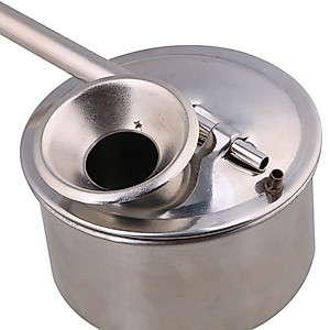 BQLZR Pottery Painting Sprayer, Stainless Steel Clay Tool Pottery Atomizer Glazes Pots Stainless Steel Paint Glaze Spray Has a Tight Lid (100mL)