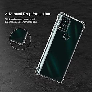 Foluu for Moto G Stylus 5G 2021 Case, for Motorola Moto G Stylus 5G 2021 Phone Case Clear, Scratch Resistant TPU Rubber Soft Skin Silicone Protective Case Cover for Motorola Moto G Stylus 5G 2021