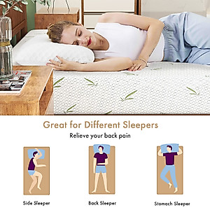 wOod-it Queen Mattresses, Mattress Queen Size Memory Foam Bed in A Box Cooling Medium Firm (8 inch, Queen)