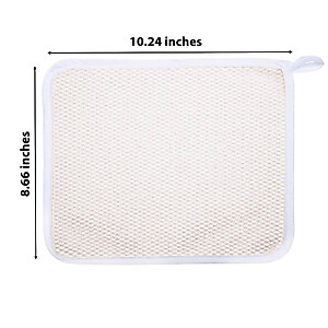 Paradiso Soft-Weave Terry Wash Cloths for Face and Body, Dual-Sided Gentle Cleansing and Exfoliating Washcloths, Machine Wash, White, 5 Count