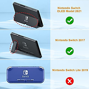 Fintie Carrying Case for Nintendo Switch OLED Model 2021/Switch 2017, [Shockproof] Hard Shell Protective Cover Travel Bag w/10 Game Card Slots for Switch Console Joy-Con & Accessories, Evening Ombre