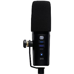 PreSonus Revelator Dynamic USB Microphone for recording, podcasts, and streaming with onboard effects and easy-to-use presets plus a built-in mixer and Studio One DAW Recording Software