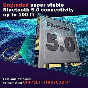 TBI Pro PowerPro Sport Bluetooth Headphones 5.0-50 Hours, HD Stereo Earphones - Powerbeats Pro TWS Totally Wireless Earbuds IPX7 Waterproof in-Ear Headset with Mic for Running, Gifts for Men, Women