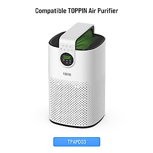 TOPPIN Filter HEPA Air Filter Replacement True HEPA H13 All-Rounder Filter Compatible with TOPPIN TPAP003 Air Purifier