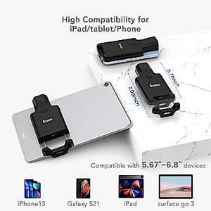 Eyoyo 2D Bluetooth Barcode Scanner Compatible with iPad, Tablet, iPhone, Android Phone, 3000mAh Rechargeable Battery, Portable Wireless 1D QR UPC Bar Code Reader for Library Book Warehouse Inventory…