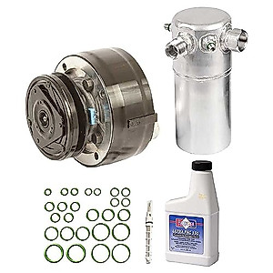 AC Compressor & A/C Kit For Chevy GMC Pickup Suburban K5 Blazer Jimmy - Later Model Square Body w/Gas Engine - BuyAutoParts 60-81936RK New