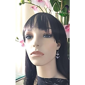 DianaL Boutique Beautiful Silvertone Nautical Anchor Earrings Enameled Gift Boxed Fashion Jewelry