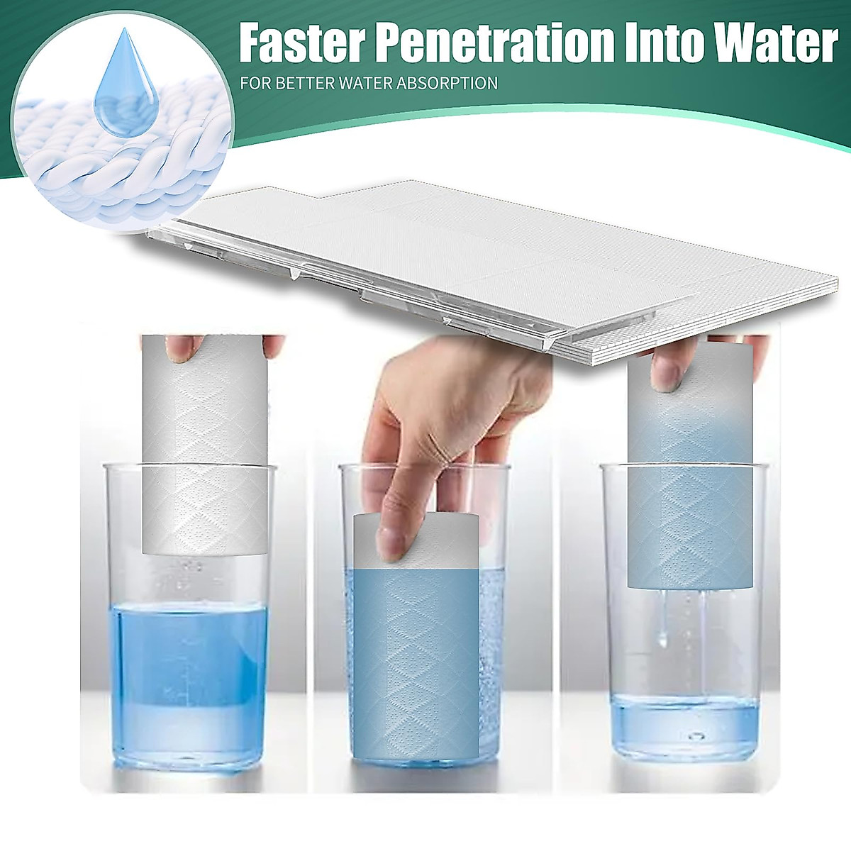 EGR 22 Pack Vacmop Pads Refills for Shark, Disposable Vacmop Replacement Pads Compatible with Shark Vacmop VM252 VM251 VM200 VM190 VM250 VC205 Vacuum Mops