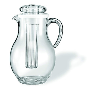 Service Ideas SWP33SB Pitcher, Acrylic, Smooth Body, 3.2 L