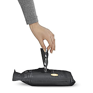 simplehuman Code Q Odorsorb Custom Fit Drawstring Odor Absorbing Trash Bags in Dispenser Packs, 50-65 Liter / 13-17 Gallon, 60 Liners