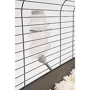 Lixit Top Fill No Drip Water Bottles for Rabbits, Ferrets, Hamsters, Guinea Pigs, Rats, Chinchillas and Other Small Animals (32 Ounce, Granite)