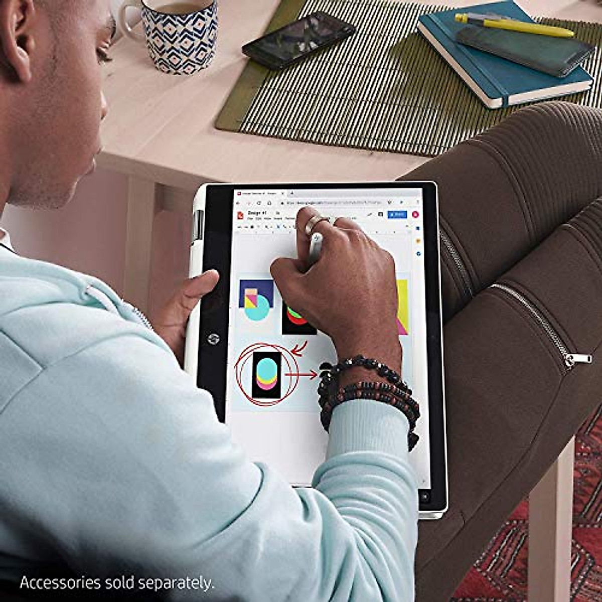 HP Chromebook X360 2-in-1 14.0” HD (1366 x 768) Touch-Screen Portable Laptop, Intel Celeron Processor N4000, Webcam, USB-C, Chrome OS, 4GB Memory, 32GB eMMC Flash Memory (W/Woov Micro SD 128GB)