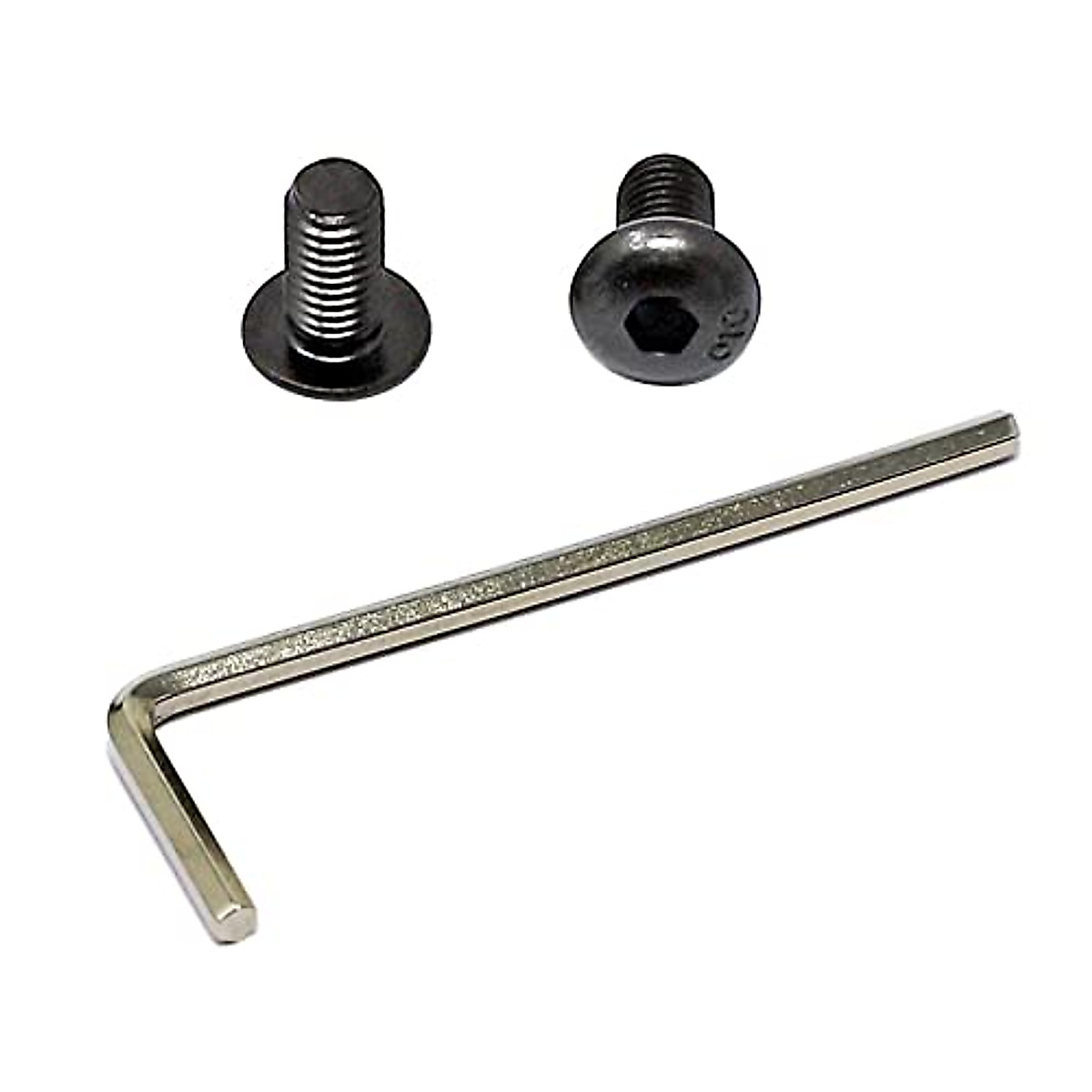 iexcell 100 Pcs M5 x 10mm Thread Pitch 0.8 mm Alloy Steel 10.9 Grade Hex Socket Button Head Cap Screws Bolts Kit, Black Oxide Finish