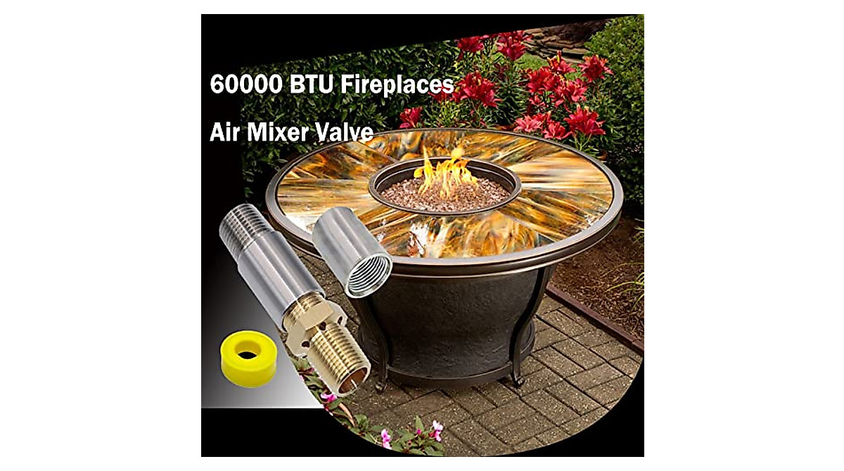 MENSI 60000 BTU Propane Fire Pit Mixer Valve