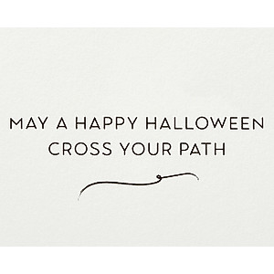 Papyrus Halloween Card (May A Happy Halloween Cross Your Path)