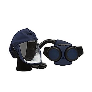 Sundström SR 500/520 PAPR Kit, Includes SR 500 Fan Unit and SR 520 Hood, Medium/Large, Blue