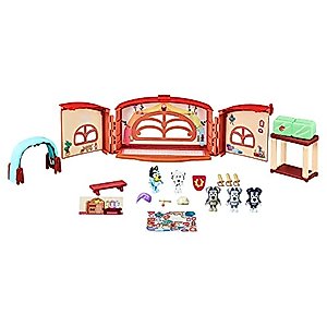 Bluey School Playset with Mates School Playset with 5 Figures - Chloe, The Terriers Amazon Exclusive