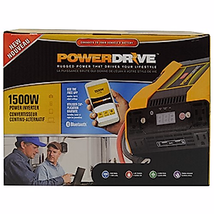 PowerDrive PD1500 1500 Watt Power Inverter with Bluetooth