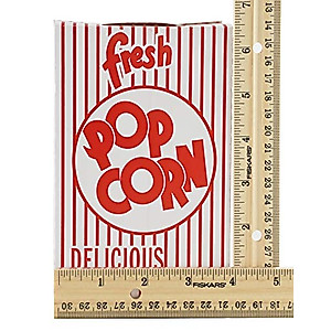 Snappy 1-E Small Red and White Close Top Popcorn Boxes, 3/4 Ounce, 100 Count