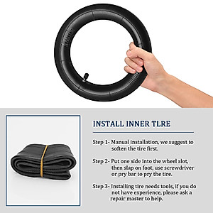 Amitor (2-Pack) 8.5 Inches Scooter Inner Tube,8 1/2 x 2 Inflated Inner Tubes Pressure-Resistant for Gotrax GXL V2 Hiboy S2 Pro Xiaomi M365 Pro