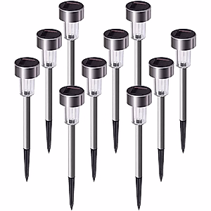 ZHUANYIYI 10pcs, Outdoor Solar Lights, Garden Lawn Landscape Lights, Home Garden Pavement Lights, Waterproof Lights