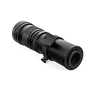 Opteka 420-800mm f/8.3 HD Telephoto Zoom Lens with UV Filter and 54" Tripod for Olympus EVOLT E-5, E-520, E-510, E-500, E-450, E-420, E-410, E-400, E-330 and E-300 Digital SLR Cameras