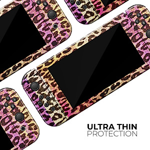 Design Skinz - Compatible with Nintendo Switch Console + Joy-Con - Skin Decal Protective Scratch-Resistant Removable Vinyl Wrap Cover - Vibrant Striped Cheetah Animal Print