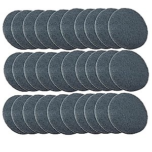 30PCS 3 inch Scrubber Pads Headlight Restoration Kit VÉZAAR Scouring Pad Hook and Loop Car Hub Cleaning Auto Painting Polishing Sanding Discs 600 to 800 Grit