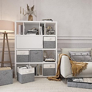 Clutter Mutter Open Storage Bins (White 13 inch)