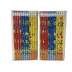 Spongebob Squarepants Authentic Licensed 24 Wood Pencils