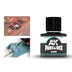 AK Weathering PANELINER AK12020 Black (40ml)