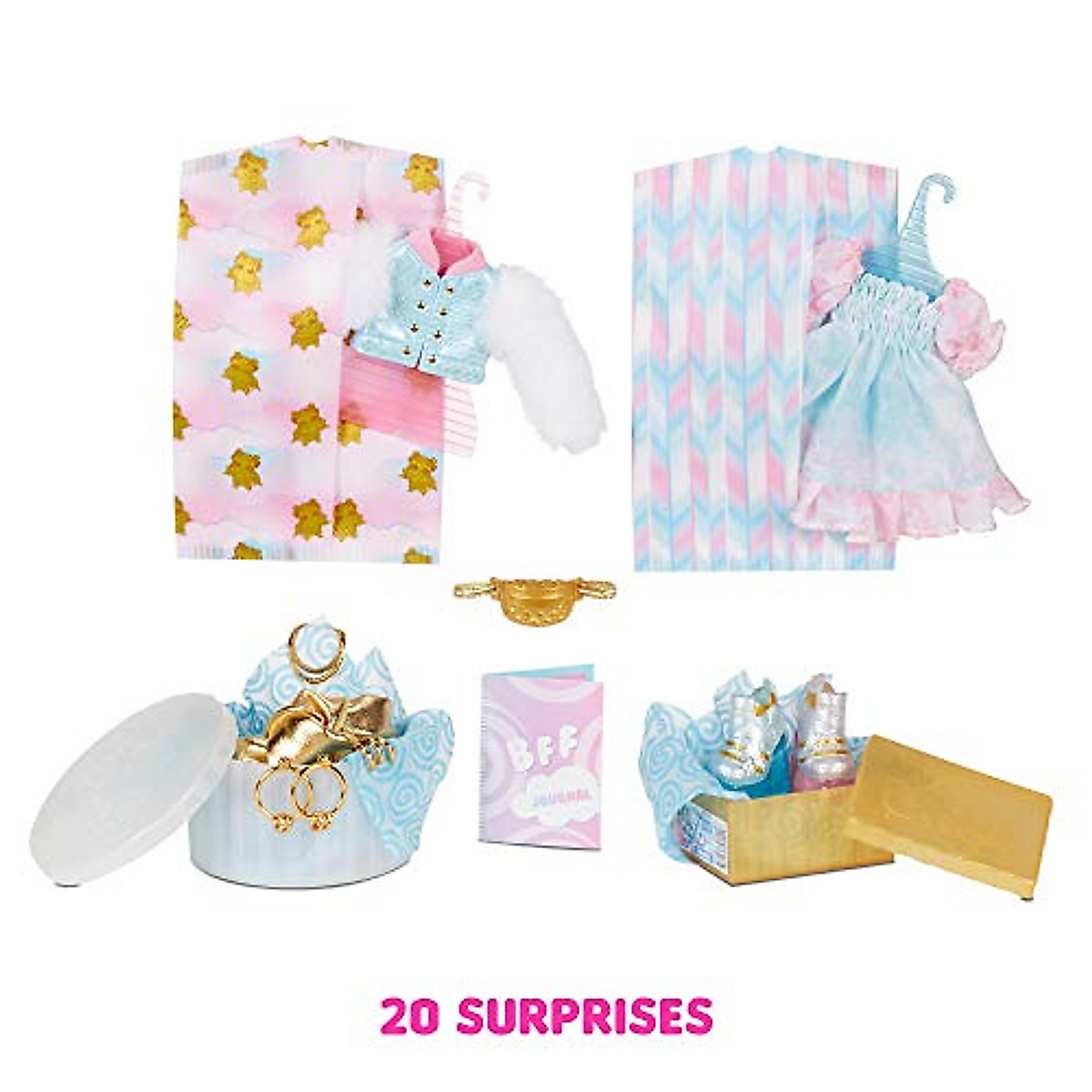 L.O.L. Surprise! OMG Sweets Fashion Doll - Dress Up Doll Set with 20 Surprises for Girls and Kids 4+, Multicolor