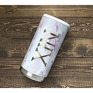 Maars® Personalized Slim Can Cooler Stainless Steel - Skinny Can Cooler Laser Engraved - Stainless Steel 12oz Sleeve, Double Wall Vacuum Insulated Drink Holder for Slim Beer & Hard Seltzer