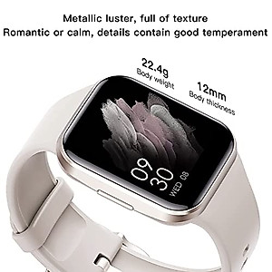 Fitness Tracker Heart Rate Monitor Blood Pressure Watch Pedometer Waterproof Blood Oxygen Monitor Sleep Step Counter Sport Wrist Watch for Women Men Smartwatch for Android Phones Compatible iPhone