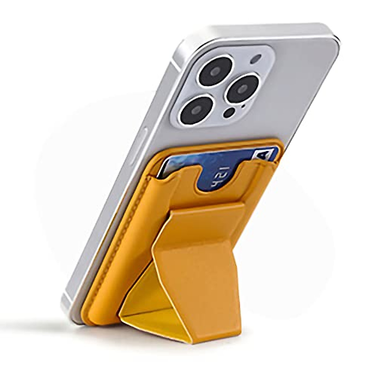 Apple wallet,iPhone wallet, 3-in-1 Magnetic leather Wallet Stand, card holder,wallet as phone stand grip