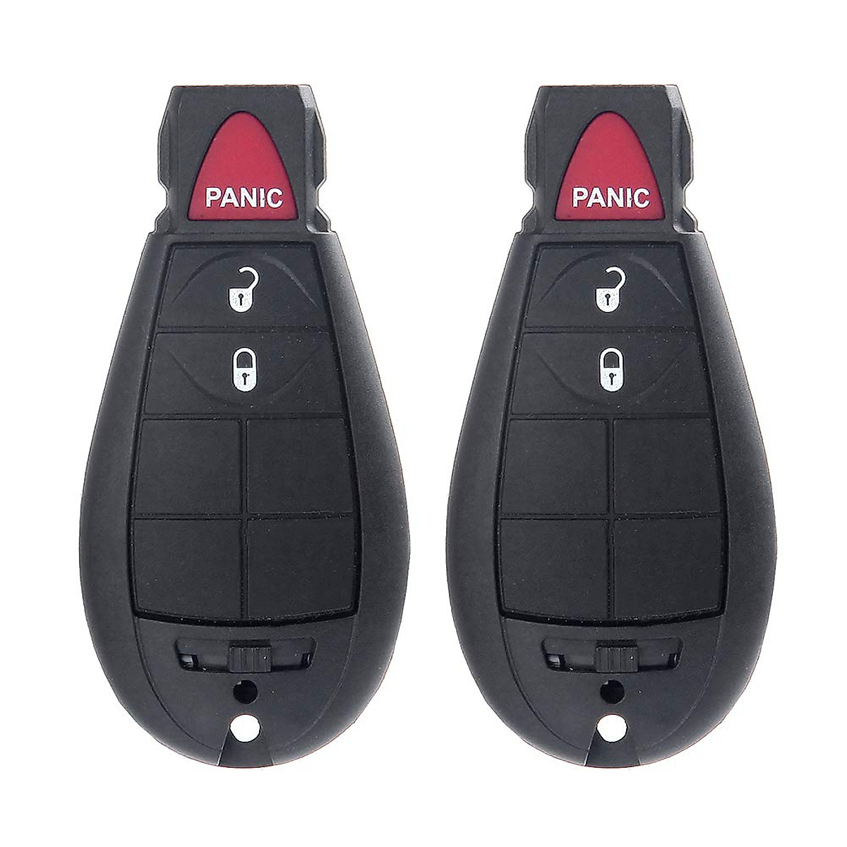 ANGLEWIDE Car Key Fob Keyless Entry Remote Replacement for Chrysler Town & Country for Dodge Charger Durango Grand Caravan Journey Ram 1500 (FCC M3N5WY783X-30 IYZ-CO1C-30) 3 Buttons 2pads