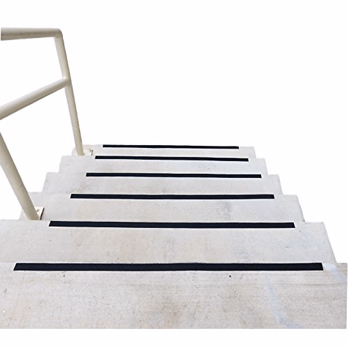 Anti-Slip Tape for Stairs, Ramps & Decks (Black, 1" x 60 FT) – Roll of High Traction Adhesive Grip Tape for Cutting Non-Skid Step Strips – Indoor or Outdoor