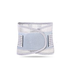 SunshineFace Back Support Belt Lower Back Support for Women and Men Breathable Adjustable Lumbar Support Pain Relief Back Brace for Lower Back Pain, Grey S