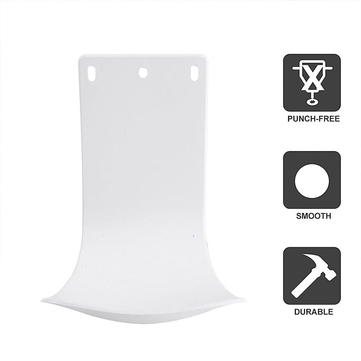 Cabilock 2Pcs Plastic Water Tray foaming soap Dispenser soap Dispenser drip Catcher soap Dispenser Bracket soap drip Catcher Plastic Tray Hotel Droplet Trays Spray soap Holder abs White