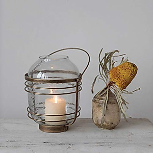 Creative Co-Op Metal, Champagne Gold Finish Vase