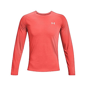 Under Armour Streaker Long Sleeve T-shirt, Venom Red (690)/Reflective, Medium