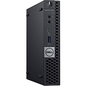 Dell Optiplex 7060 MFF Micro Form Factor (MFF) Desktop, 8th Gen Intel Core i5-8500T, 16GB RAM, 512GB SSD, Intel UHD Graphics 630, Windows 10 Pro (Renewed)