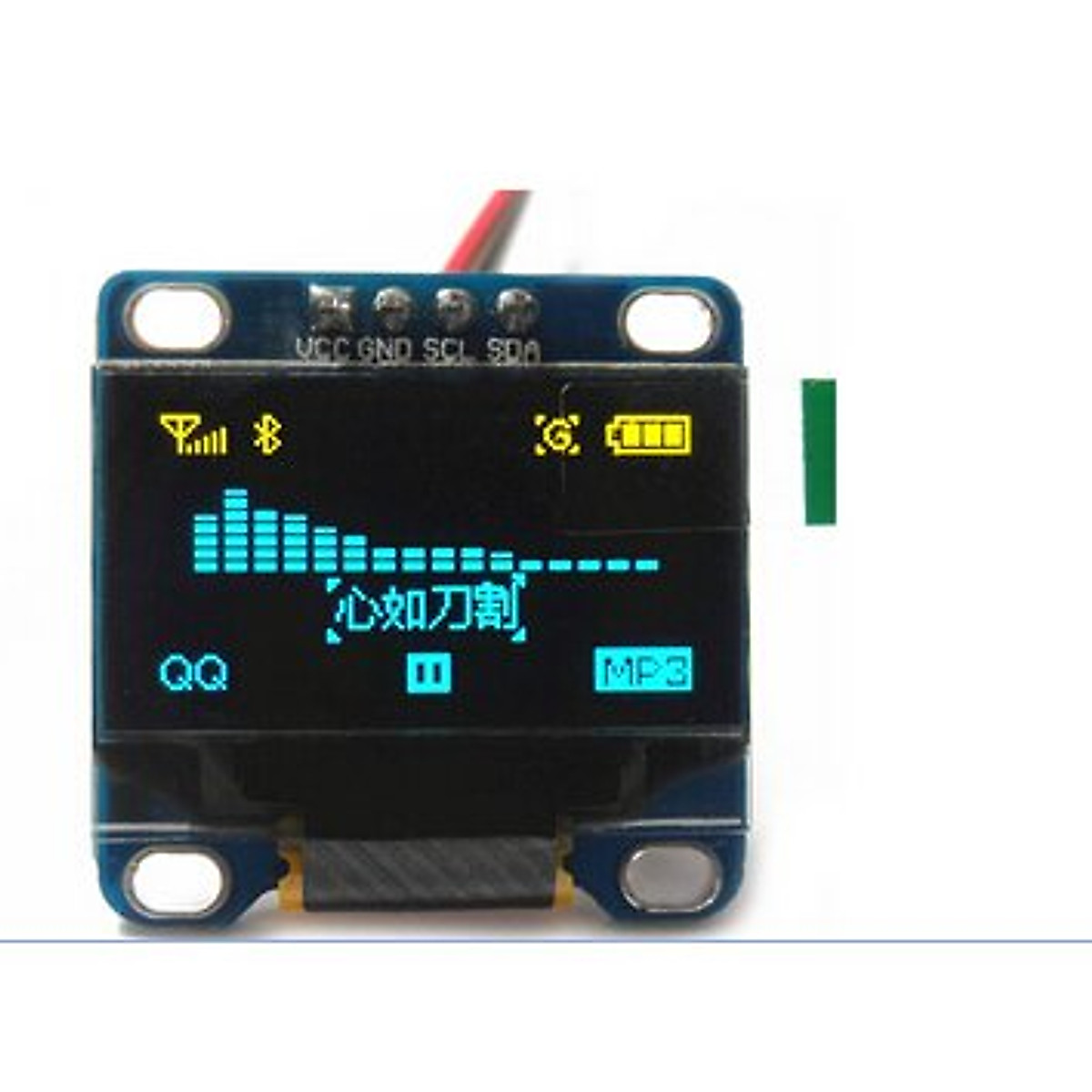 DEVIT V1 ESP32-WROOM-32 + 0.96 Inch Yellow&Blue I2C OLED Display Module