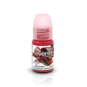 Evenflo Colours Permanent Makeup for Lips, Used For all Permanent Makeup Procedures, Professional Cosmetic Pigment - LuLu’s Rose, 0.5 oz