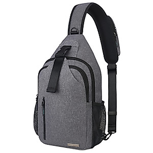 Lacdo Sling Bag Sling Backpack Travel Hiking Daypack Crossbody Shoulder Bag
