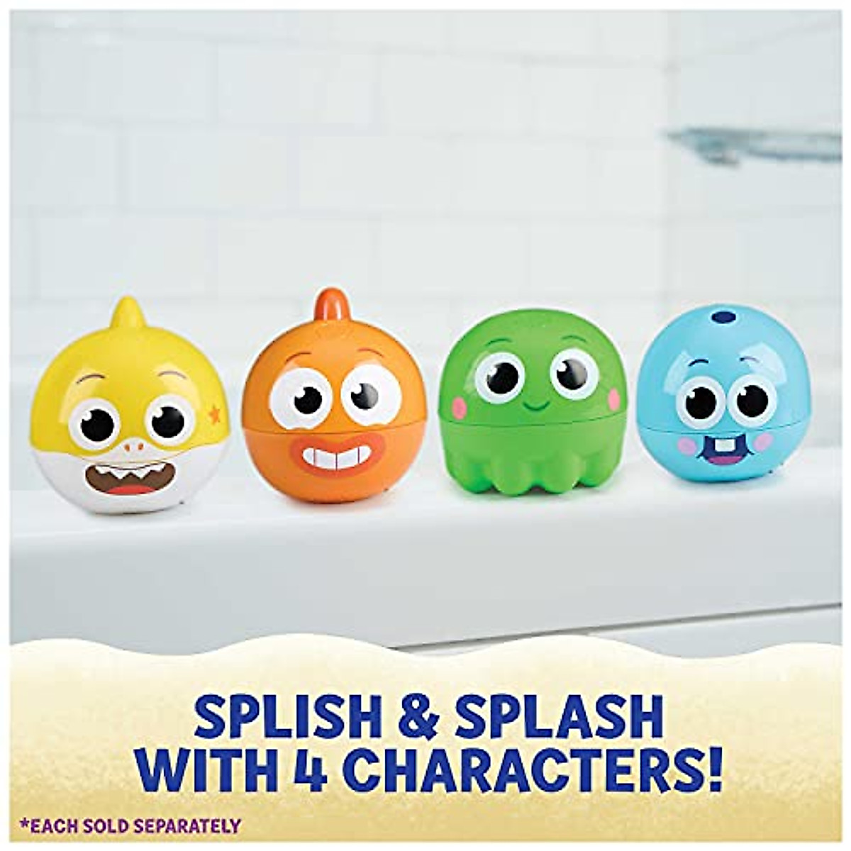 Baby Shark's Big Show! Bath Sprinkler and Water Toy – Kids Bath Toys