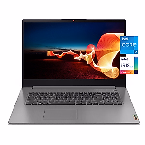 2022 Newest Lenovo IdeaPad 3i Laptop, 17.3" HD+ Display, 11th Gen Intel Core i5-1135G7, Intel Iris Xe Graphics, 36GB RAM, 1TB PCIe SSD, WiFi, Webcam, Fingerprint Reader, Windows 11 Home, Gray